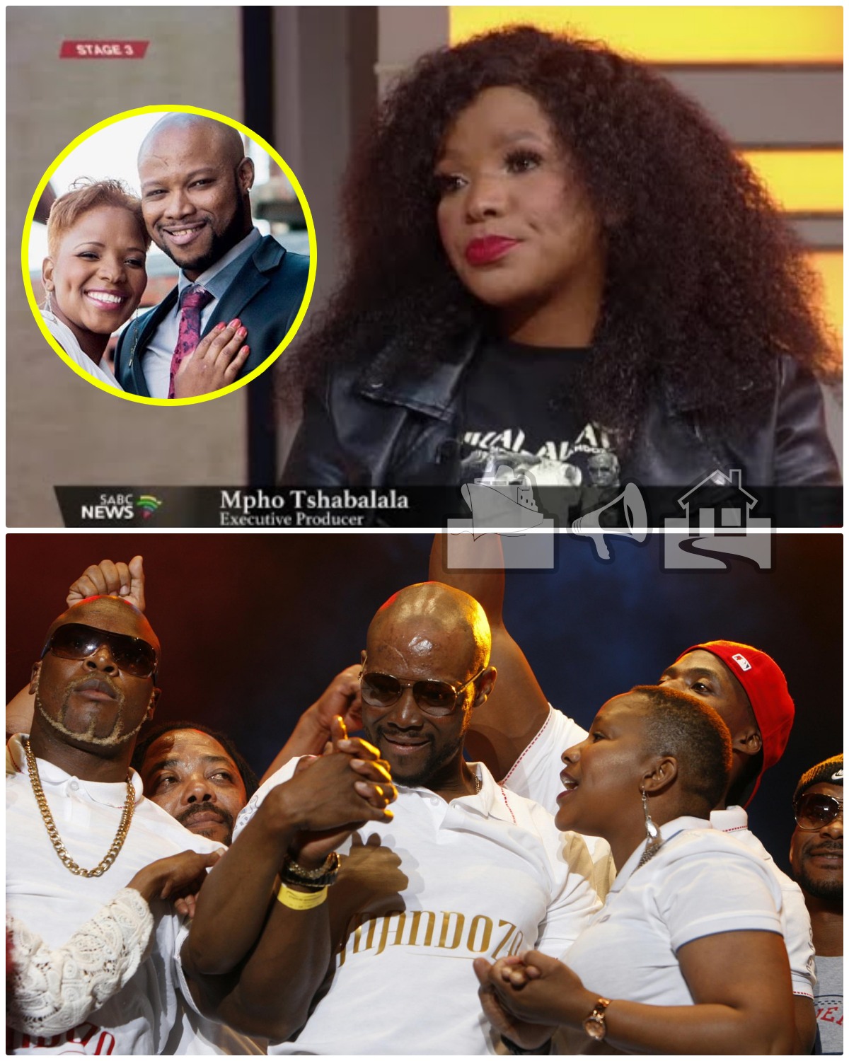 Mpho Tshabalala, Mandoza's wife, cried like a child when recounting the story of how her husband ...