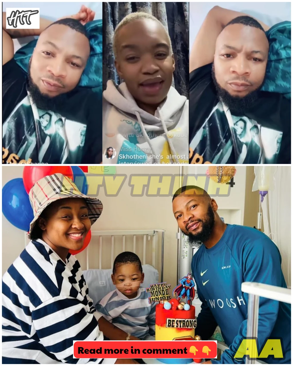 Monde Shange on a live with his Side chick Gogo Mercedes - HTT - News