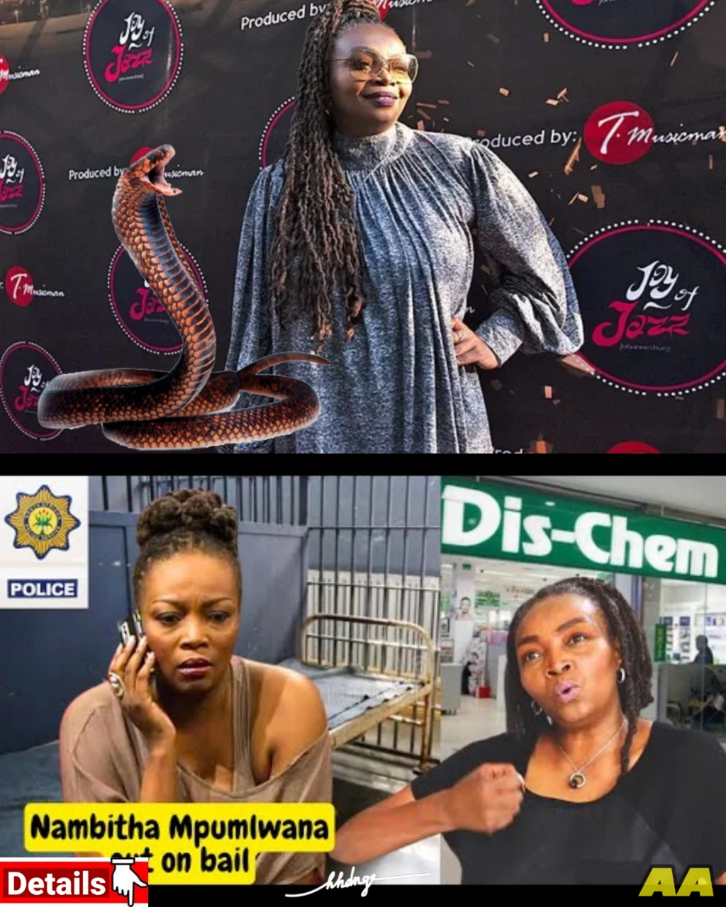 SHOCKING SCANDAL: Award-Winning Actress Nambitha Mpumlwana ARRESTED at ...