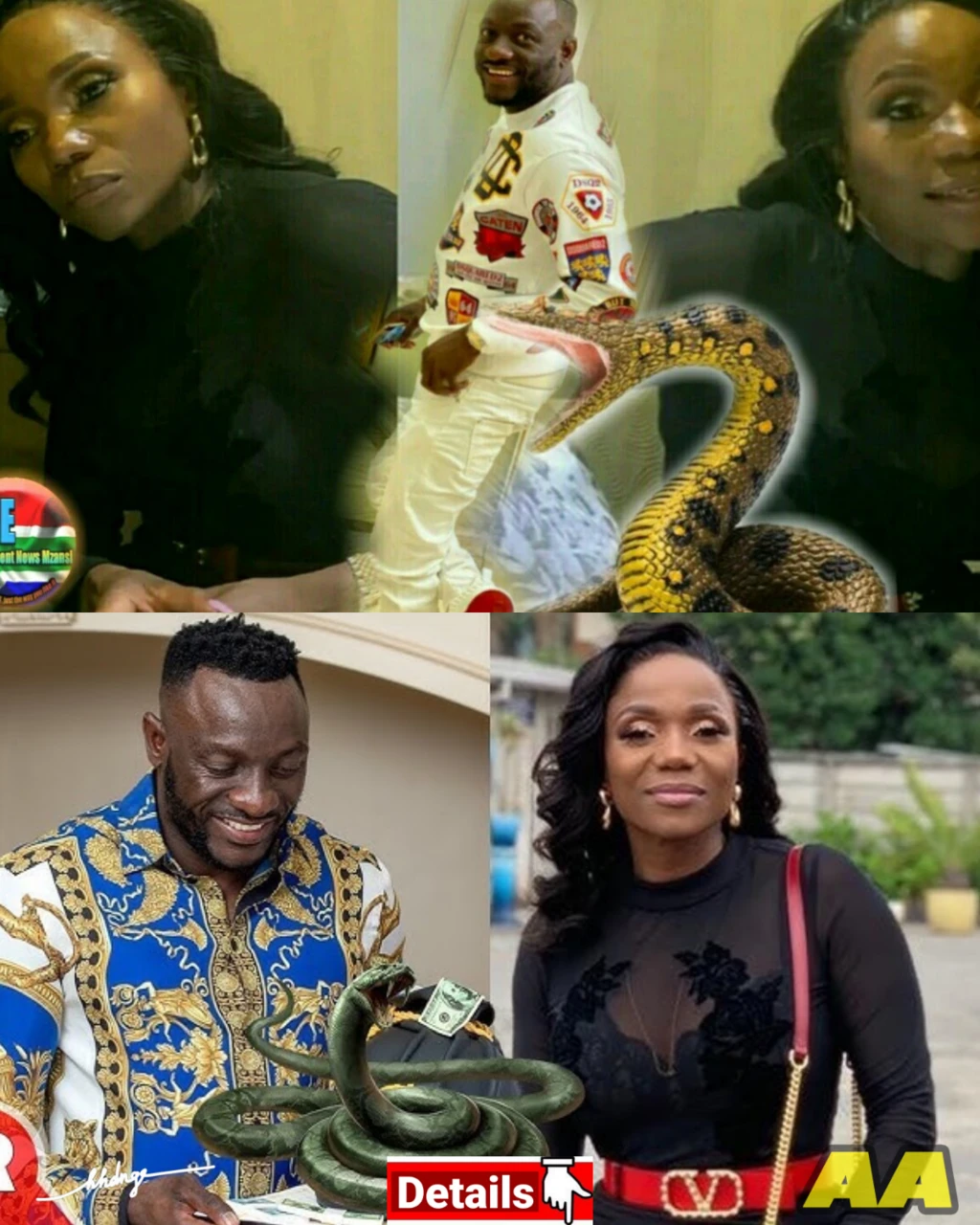 Scandal Exposed? Zodwa, Ginimbi’s Ex-Wife, Confronts Dark ‘Snake ...
