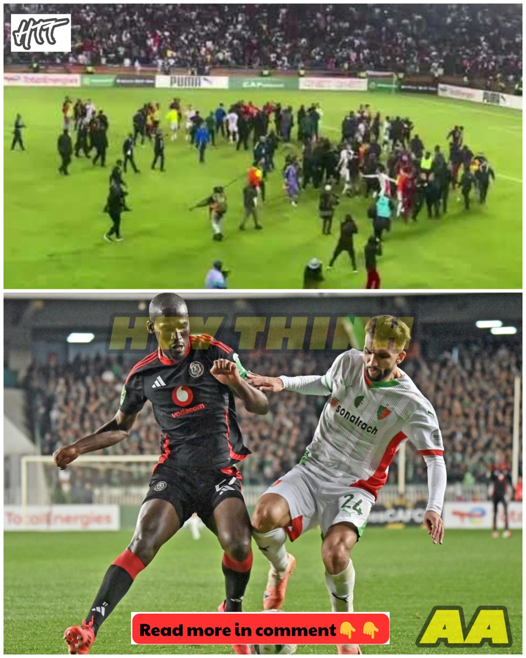 SHOCKING Scenes At Orlando Stadium MC Alger Players Not Happy - HTT - News