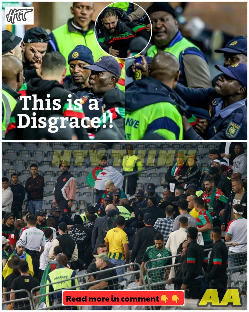 MC Alger Fans Fight With Police At Orlando Stadium After Losing To ...