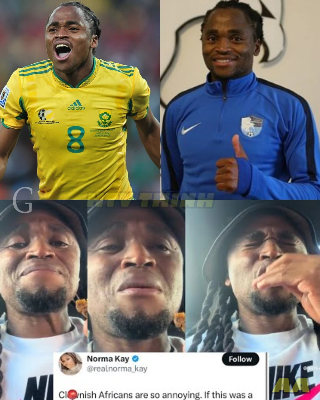 Soccer Player Siphiwe Tshabalala Emathuneni Challenge Leads Him in Hot ...