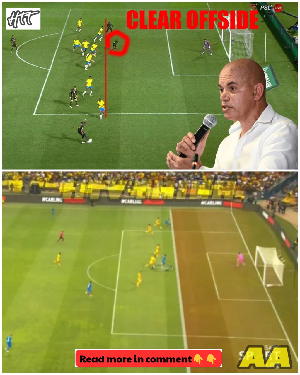 CLEAR Offside Kaizer Chiefs | Not A Goal | Linesman BRIBED By Kaizer ...