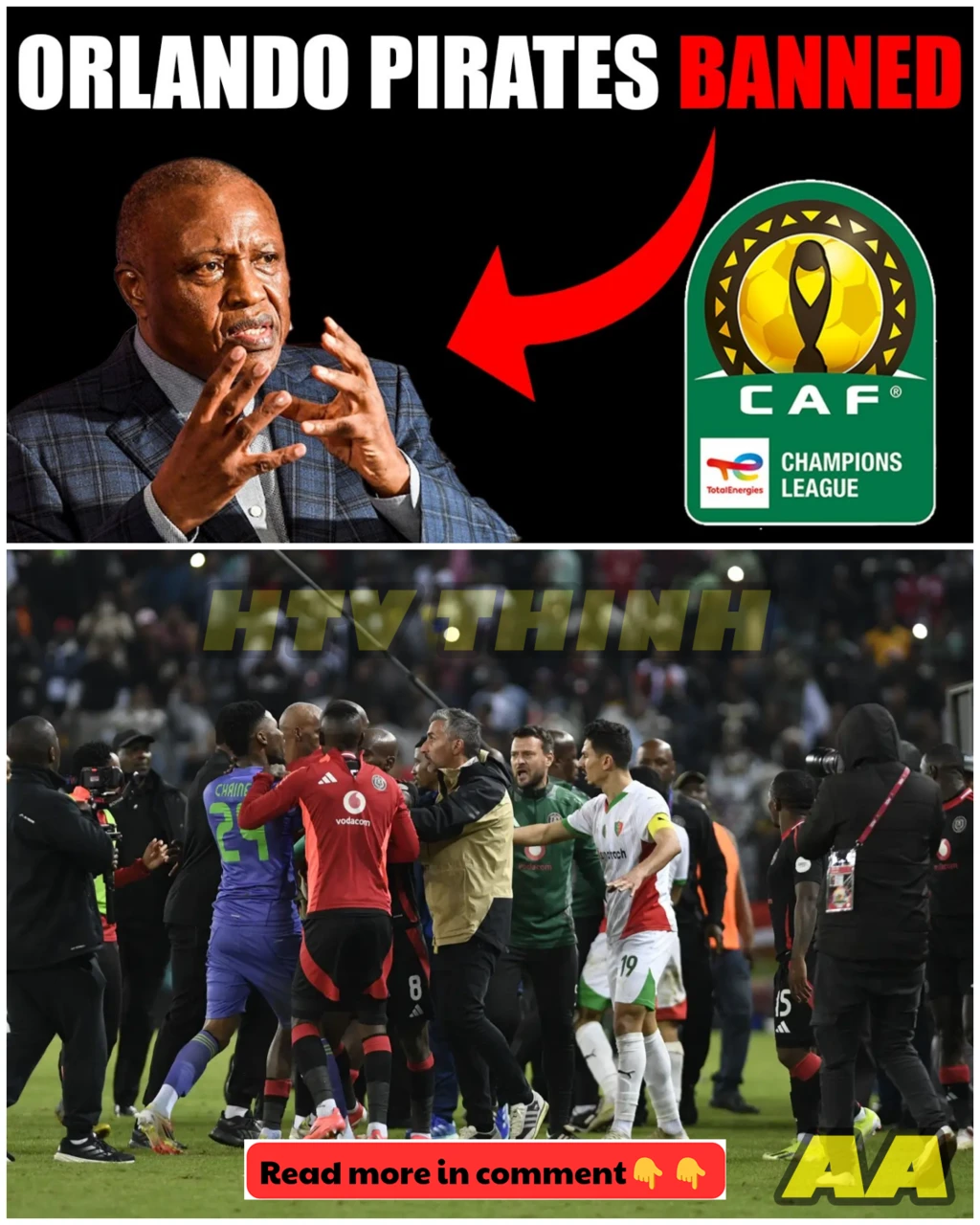 SAD News CAF BANS Orlando Pirates - HTT - News