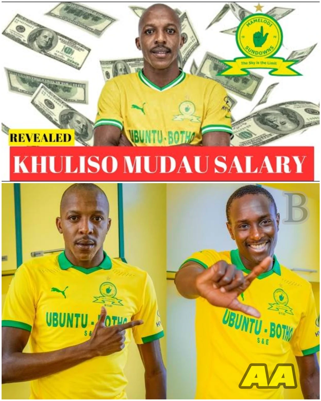 The Millionaire Footballer: How Khuliso Mudau’s Salary at Mamelodi ...