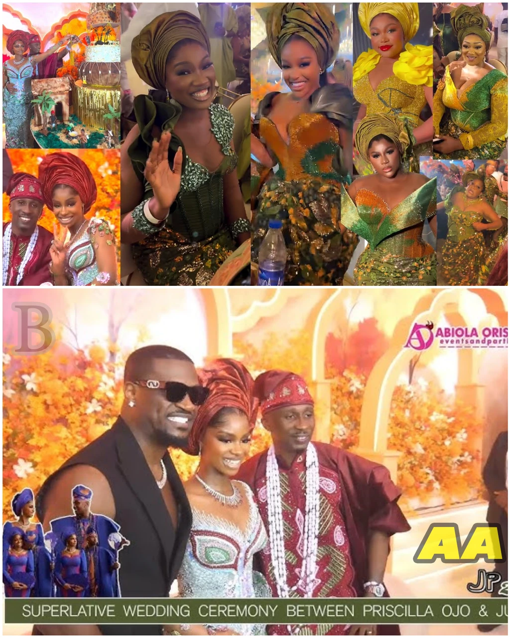 "Exclusive Look at Priscilla Ojo’s Stunning Traditional Wedding: Nollywood’s Finest, Including ...