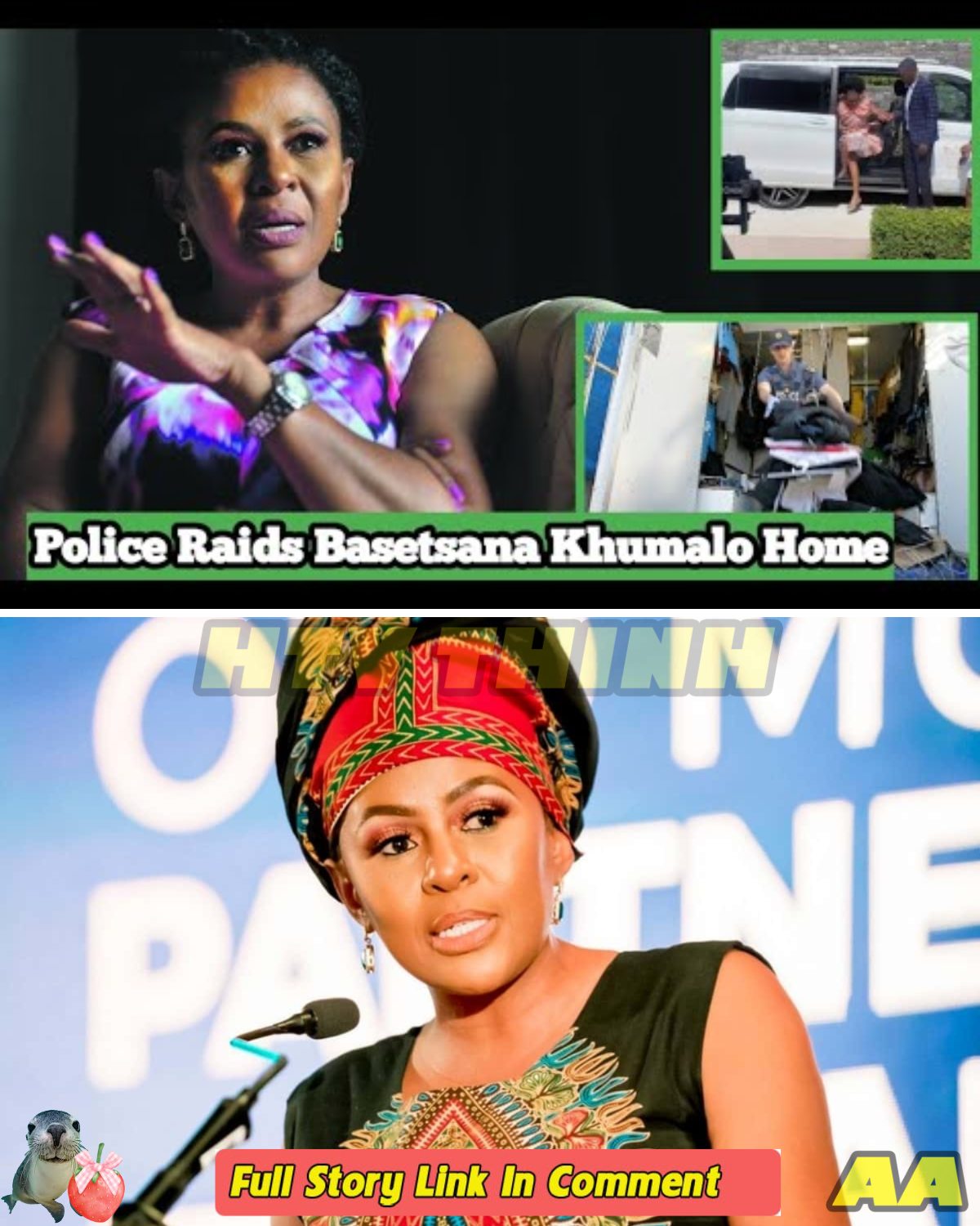 Basetsana Khumalo in Hot Water: Police Raid Reveals Disturbing Dangerous Substances—The Nation ...