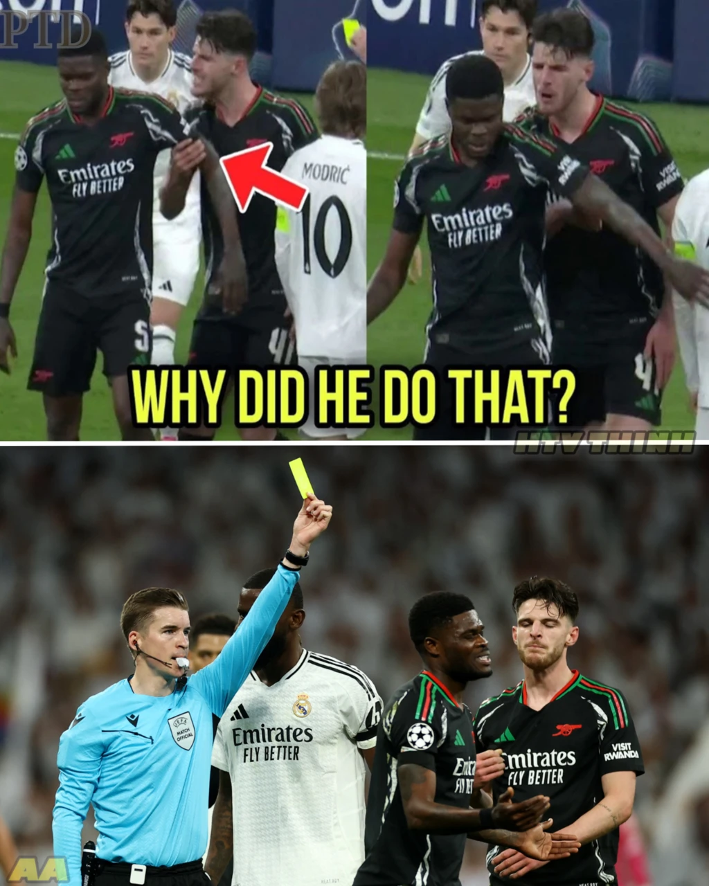 Declan Rice's Explosive Reaction: The Tense Moment Against Real Madrid ...