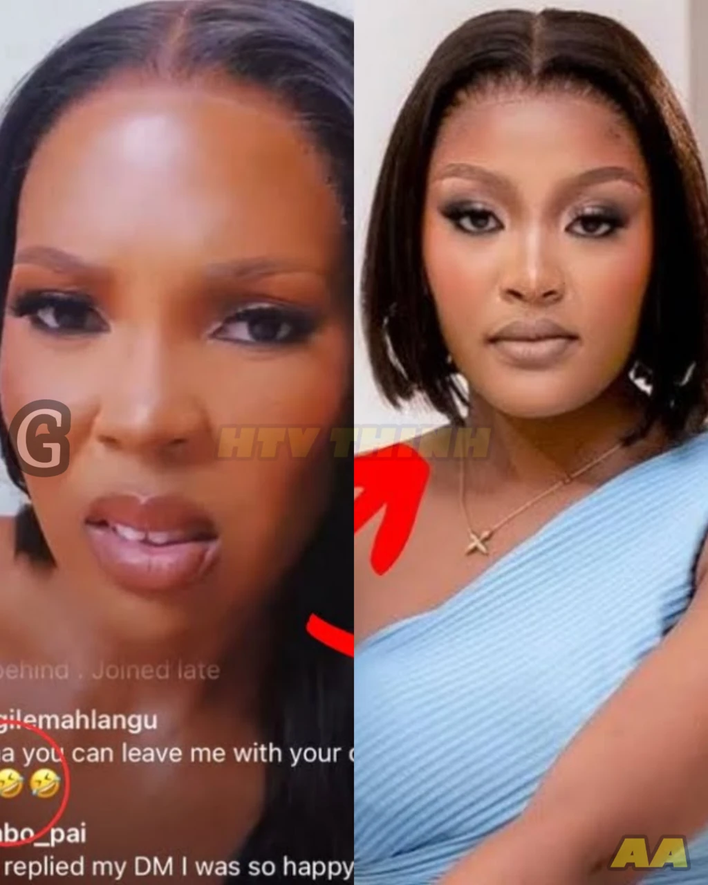 Sine Gugulethu dragging Kgomotso Ramano live | You won’t believe what ...