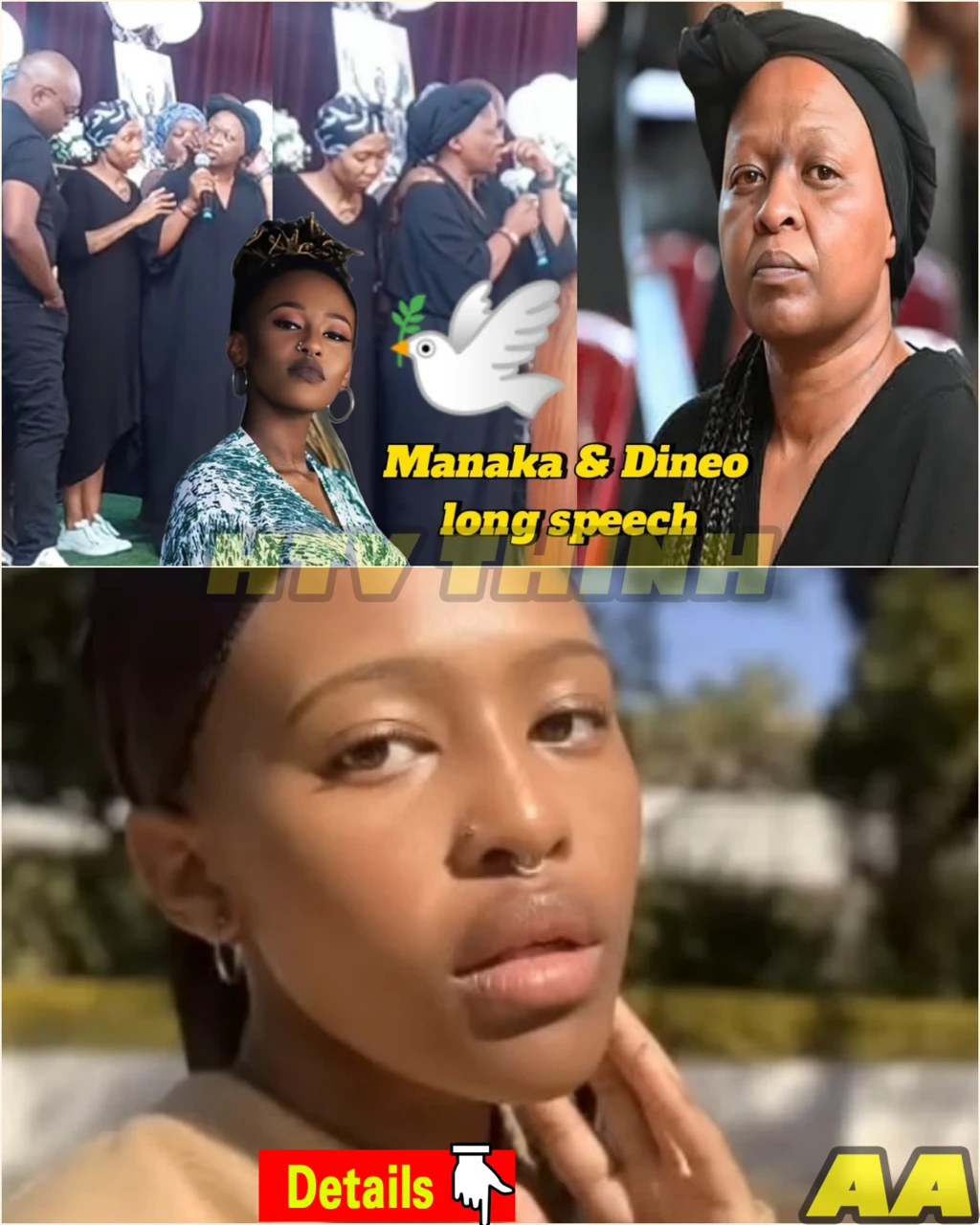 (b01) Manaka Ranaka's daughters' memorial service giving full speech ...