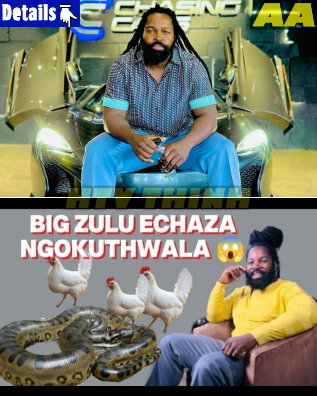 Big Zulu echaza ukuthwala kwakhe ubuhle nobubi😱 - News