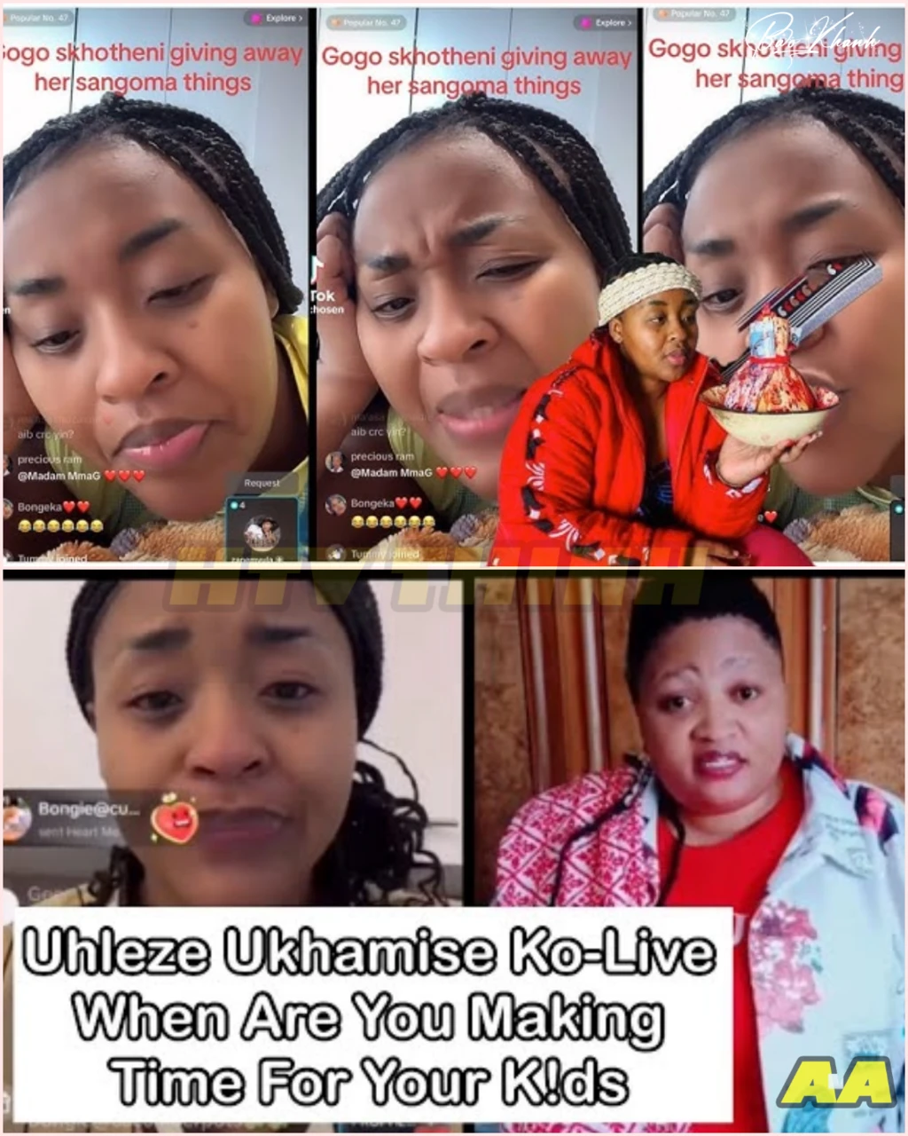 “When Is She Bonding With Her Kids” - Gogo Skhotheni Confronted: Prophecy Makes Her Emotional ...