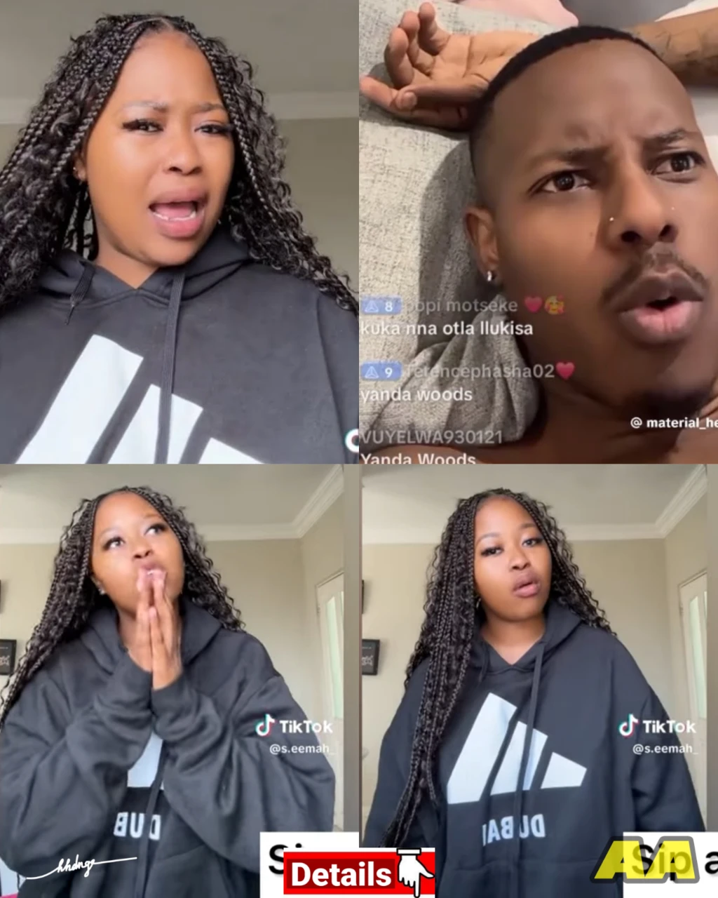 "After Weeks of Silence, Seemah Fires Back at Grootman Themba – Accuses ...