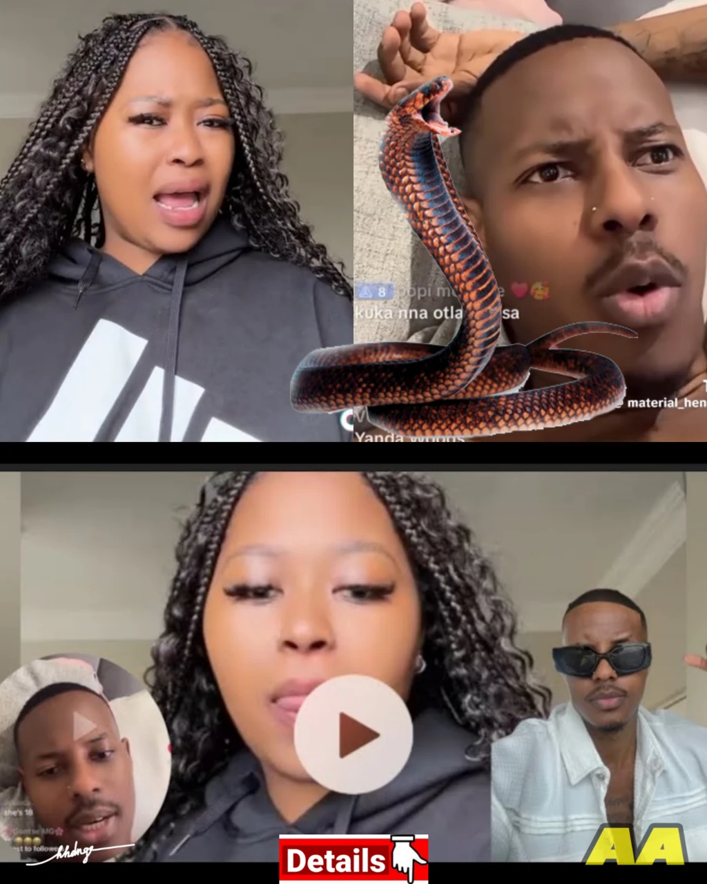 Seemah Finally Breaks Her Silence After Grootman Themba’s Viral Live ...
