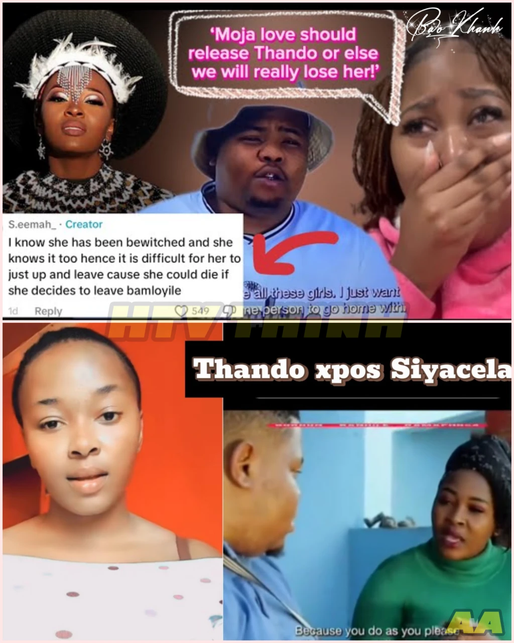 Seemah calls out on Isencane Lengane Siyacela after he embarrassed wife Thando on National T.V ...