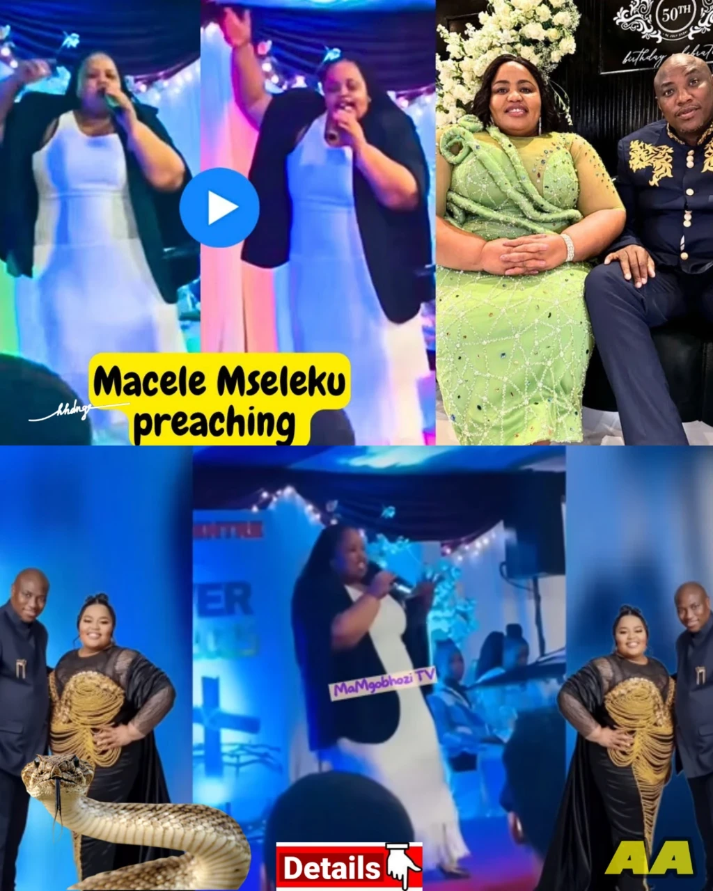 As She Preaches This Easter, Macele Reveals Her Battle with a Snake Spirit That Tried to Silence ...