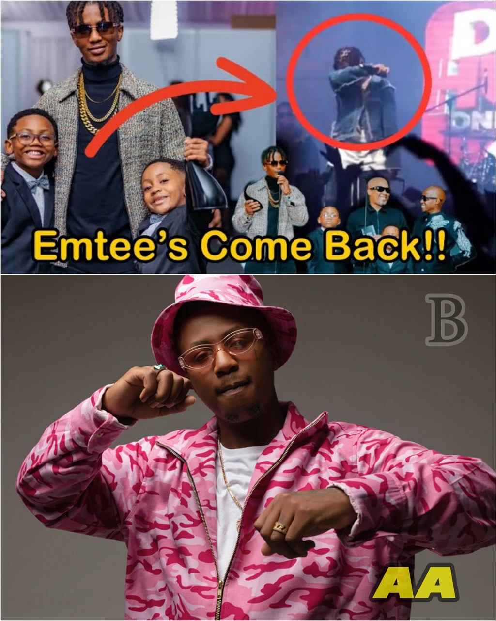 😱 Emtee’s SHOCK Return to Glory! South Africans REACT as He Bags Best ...
