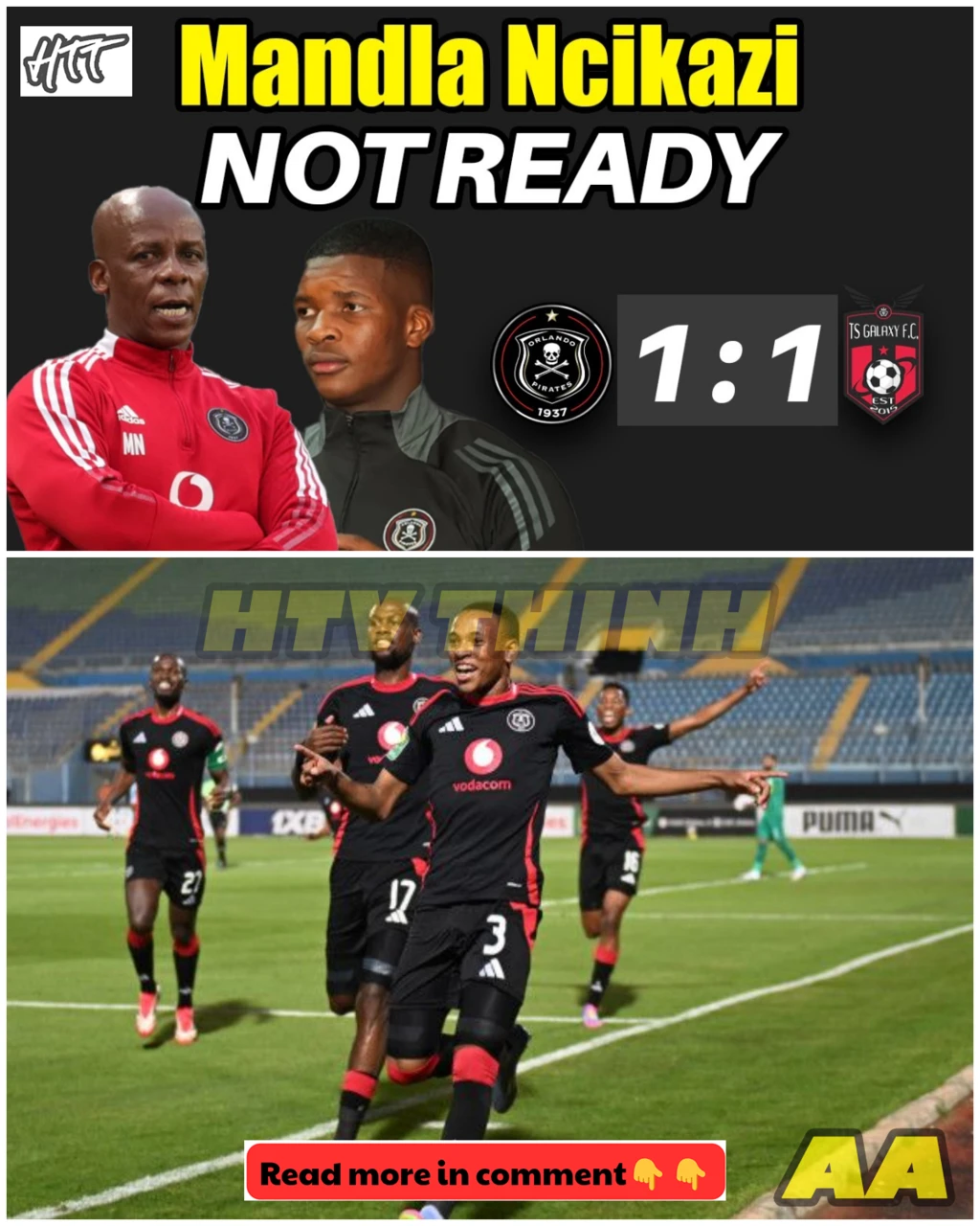 "Mandla Ncikazi" Not Ready To Lead Orlando Pirates | Again Mbokazi ...
