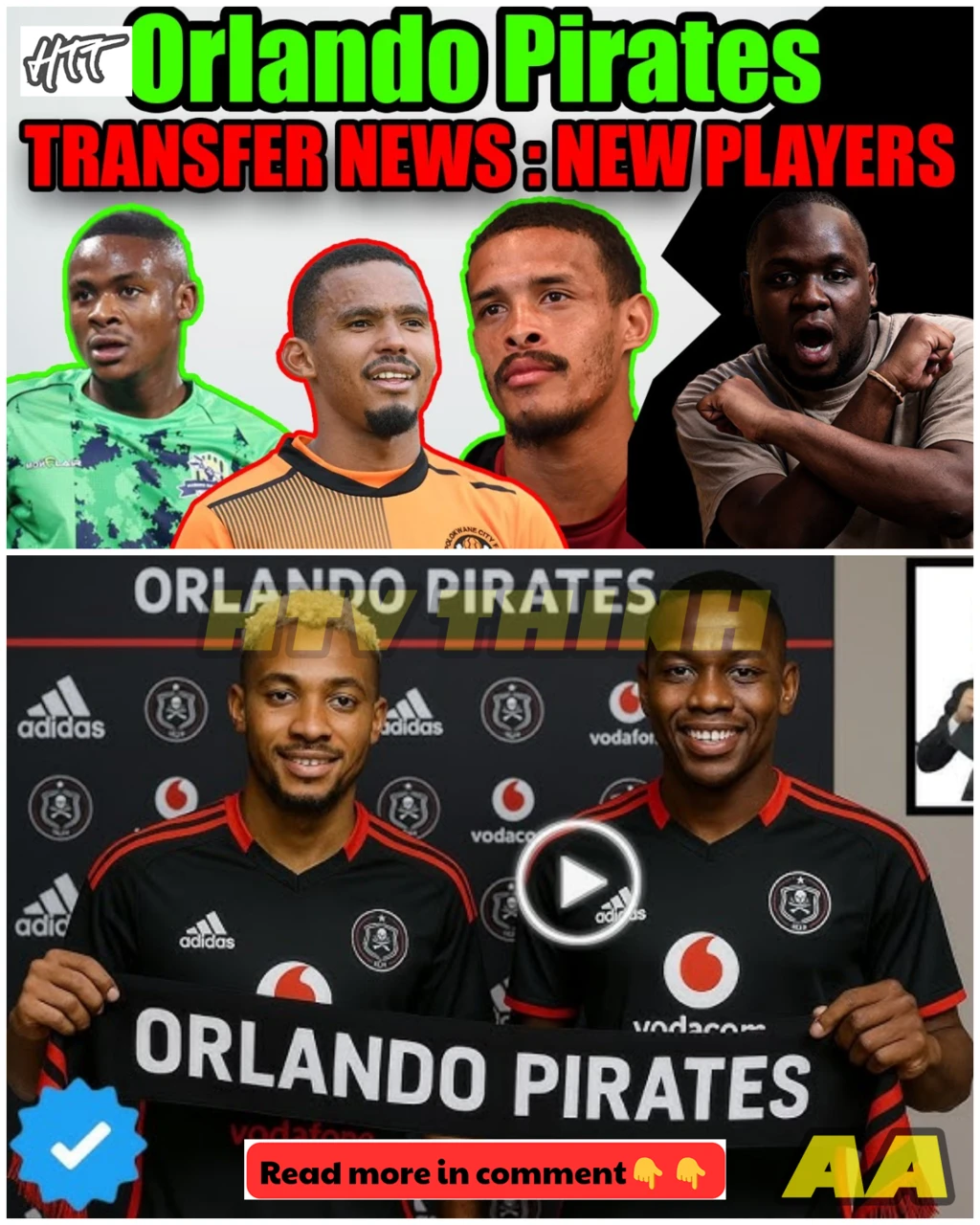 Orlando Pirates NEW Signings Confirmed and Rumours - HTT - News