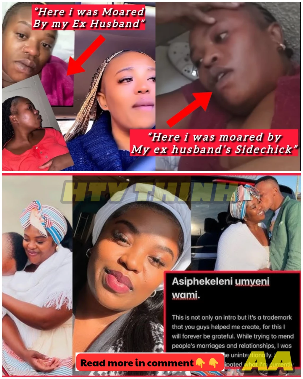 Viral video of Tiktoker Mbali Skhosana Xposing her Ex Husband and Sidechick - HTT - News
