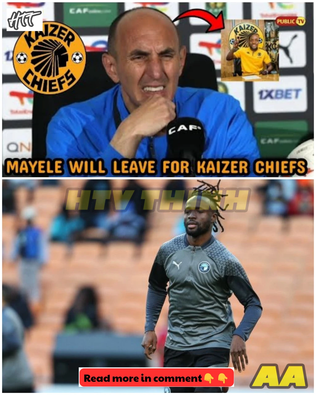PYRAMID COACH CONFIRMS MAYELE WILL LEAVE FOR KAIZER CHIEFS - HTT - News