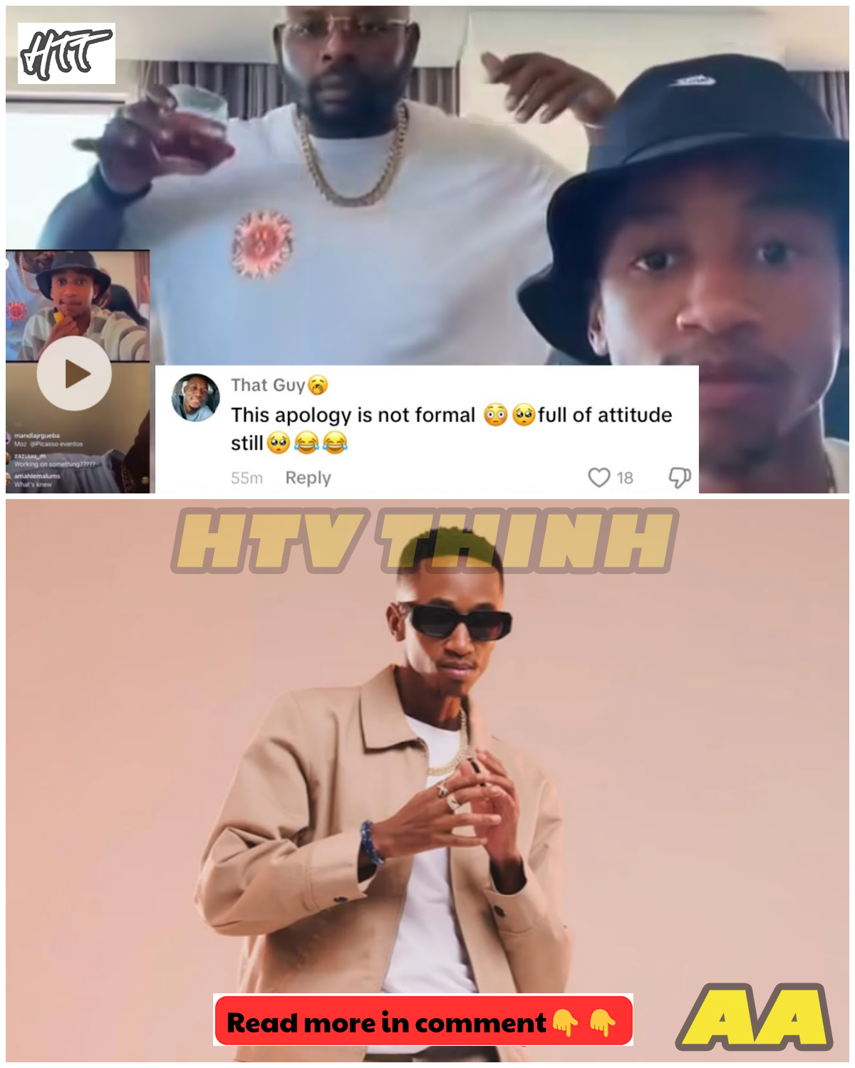 Watch Scotts Maphuma finally humble himself & apologising to fans on live for his stanky ...