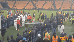 Orlando Pirates defender Mbekezeli TLB Mbokazi after beating Kaizer ...