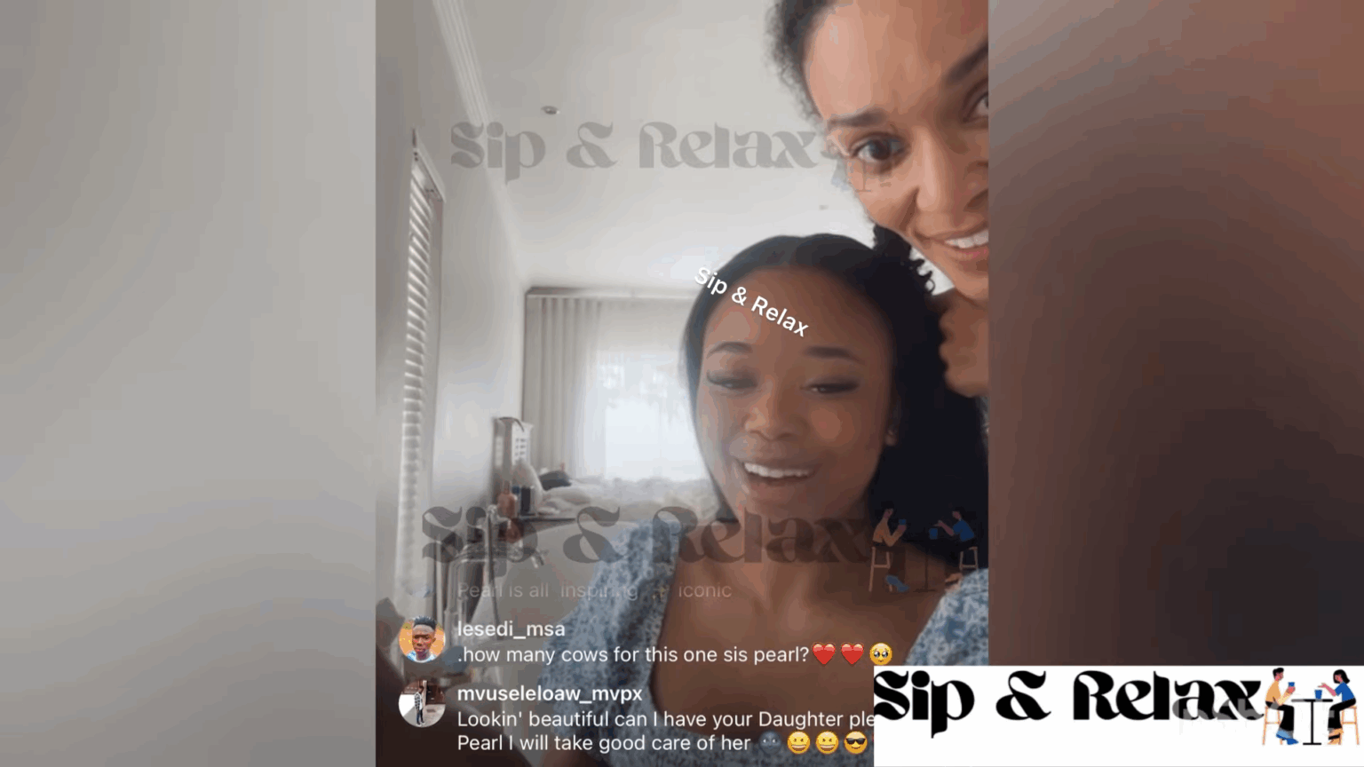 Pearl Thusi and her daughter Thando’s saddest live | Not her saying this to her daughter 😭 - News