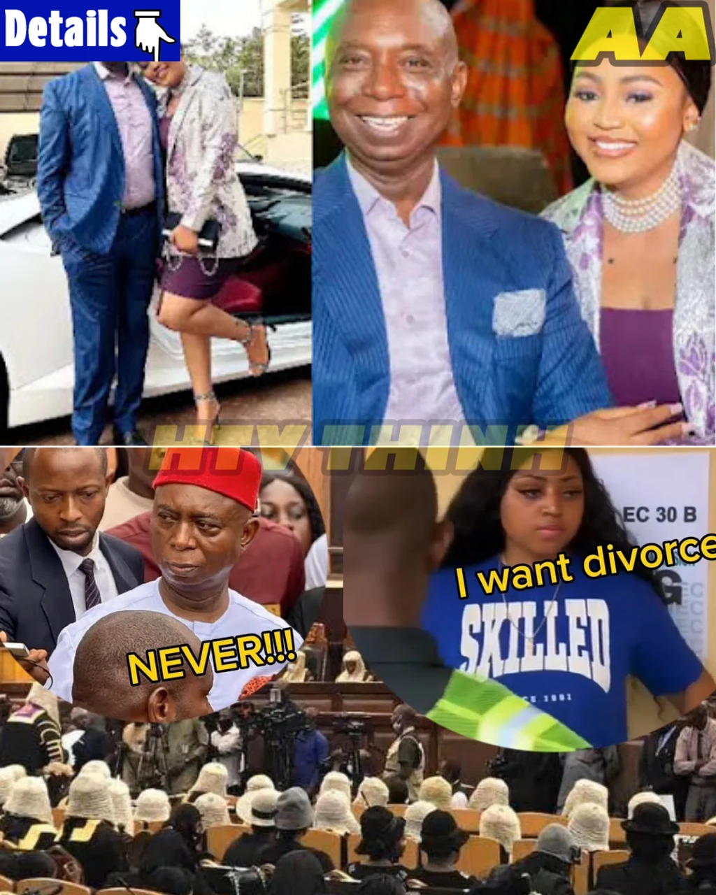 Regina Daniels and Ned Nwoko in Court to Finalize Their Divorce - News