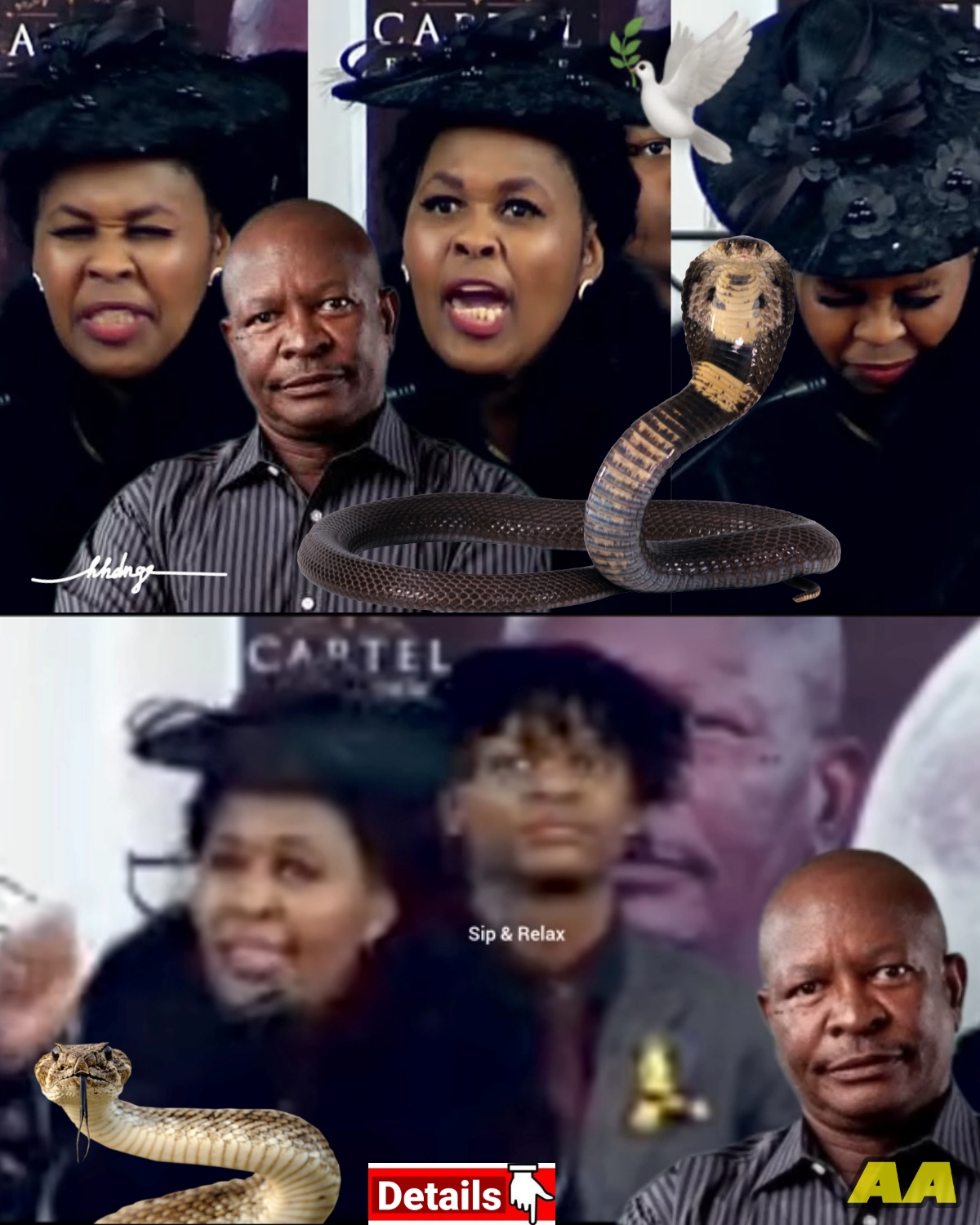 The Snake That Came for Him: Don Mlangeni’s Wife Spills Chilling Truth ...