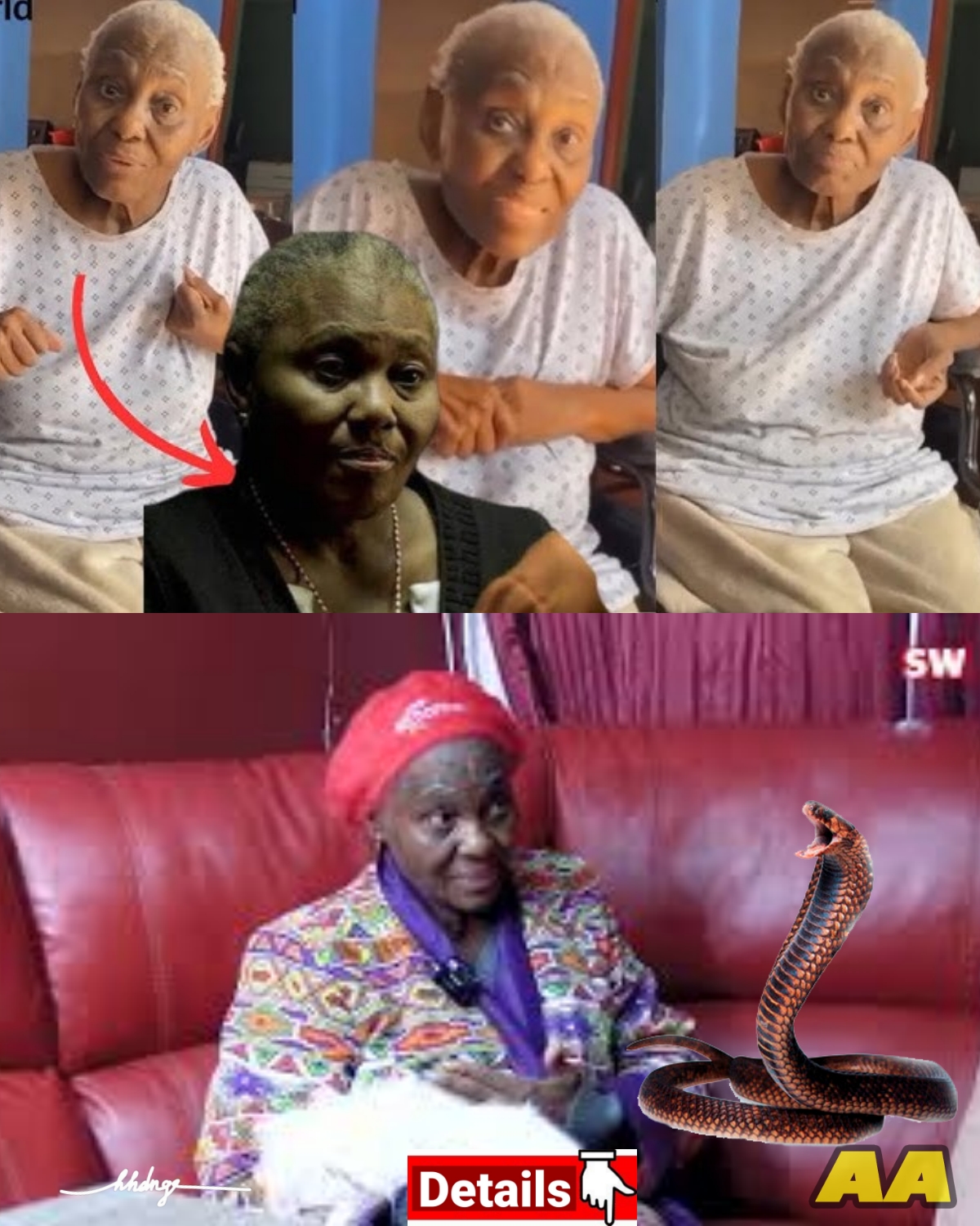 Spiritual Snake Exposed? Actress Mam Nandi Nyembe Seen Crying as Snake ...