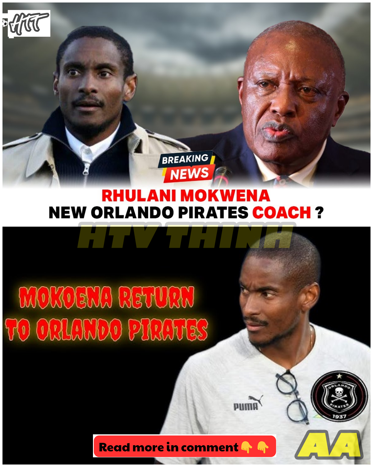 Rhulani Mokwena NEW Orlando Pirates Coach | Breaking News - HTT - News