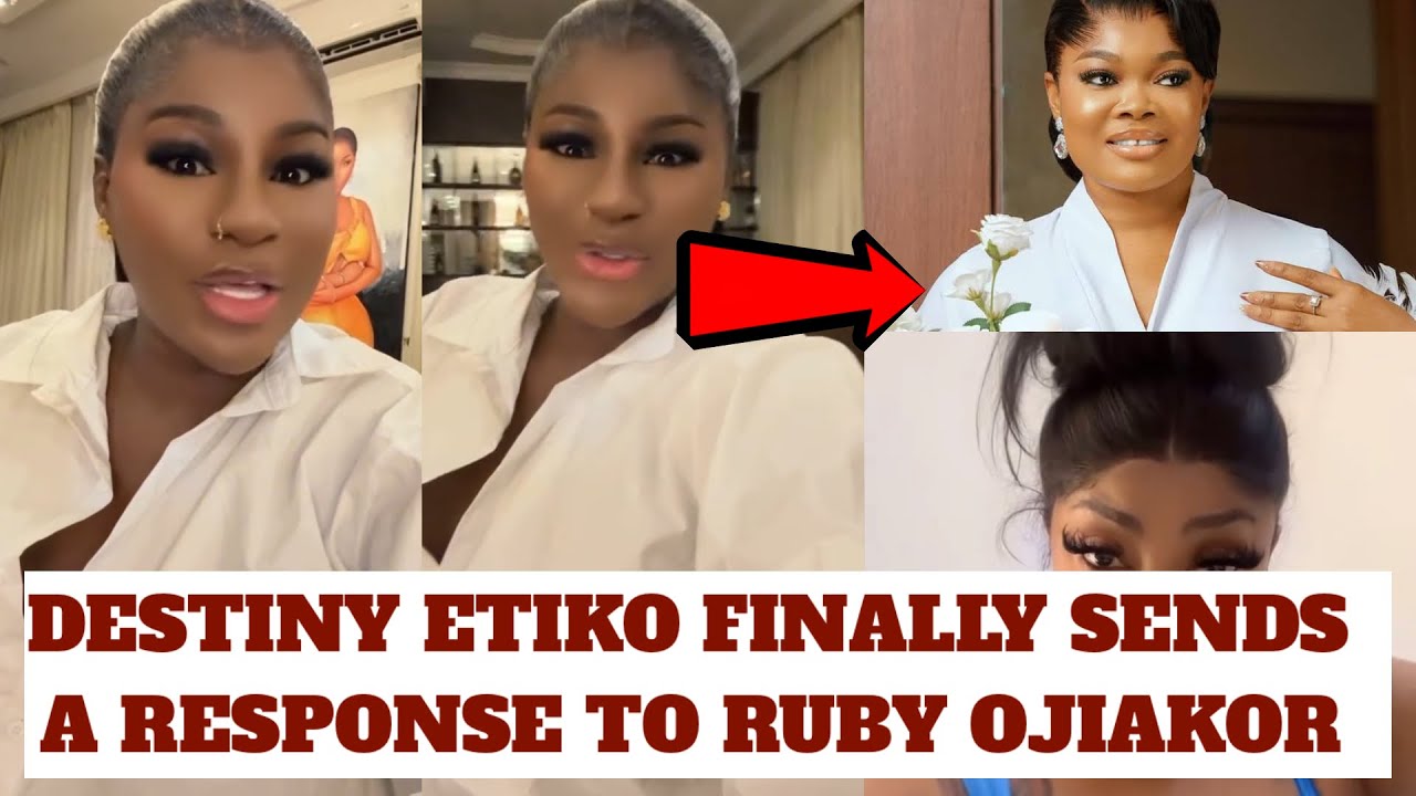 🔥 Destiny Etiko Furious! Blasts Ruby Ojiakor Over Shameless Viral Wedding Video That’s Shocking ...