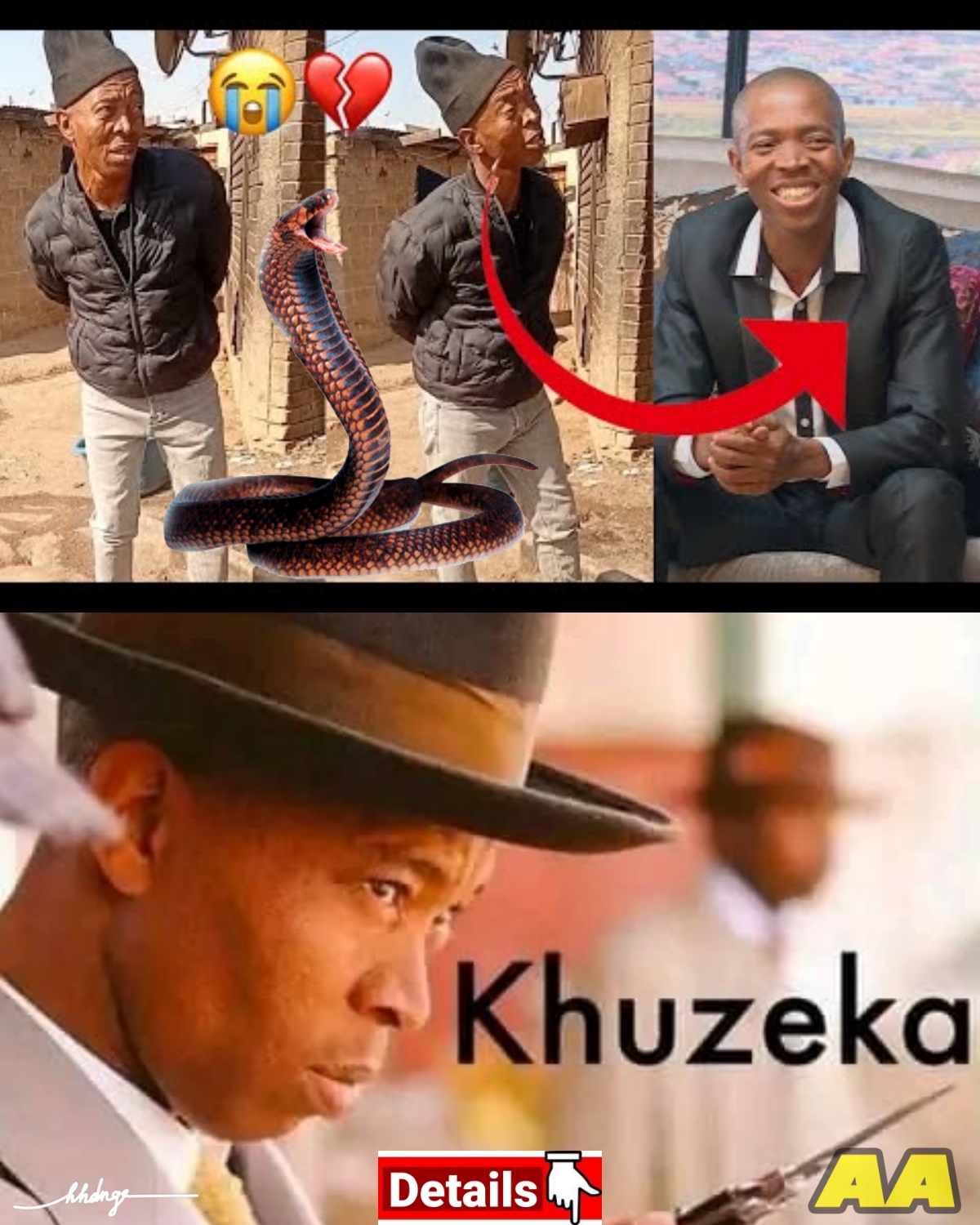 Snake Savior? The Disturbing Video of Bongane Maseko (Sledge) Shows How ...