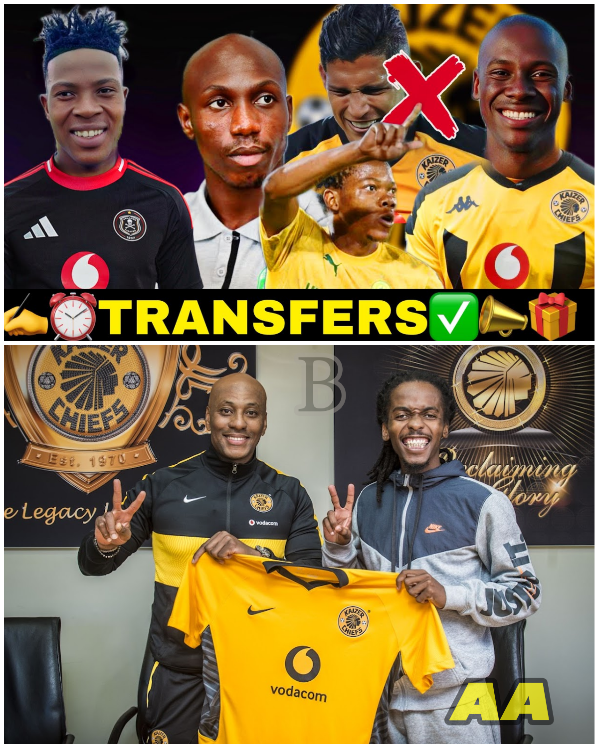 🟡Kaizer Chiefs UNVEIL New Stars While Castillo HEADS FOR EXIT🚪—Orlando ...