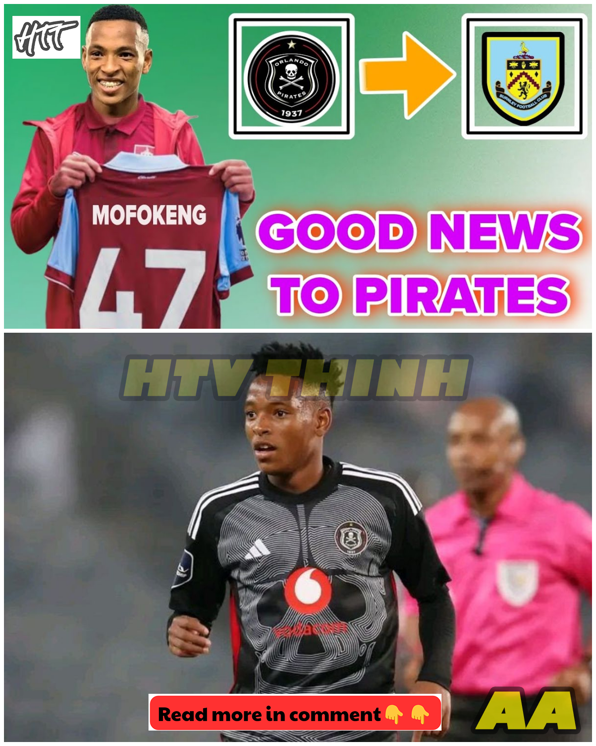 SAD NEWS TO ORLANDO PIRATES RELE MOFOKENG IS LEAVING - HTT - News
