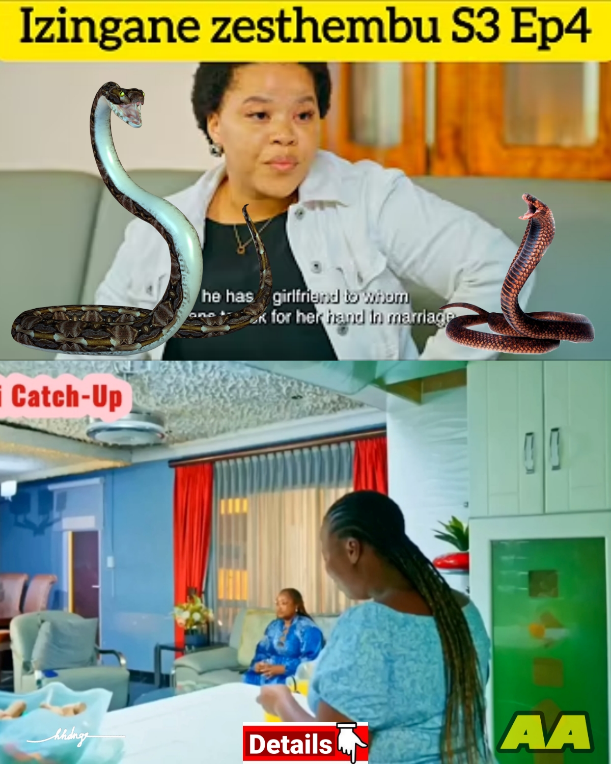 Amahle Kneels for Mpumelelo Under the Shadow of the Snake Prophecy ...