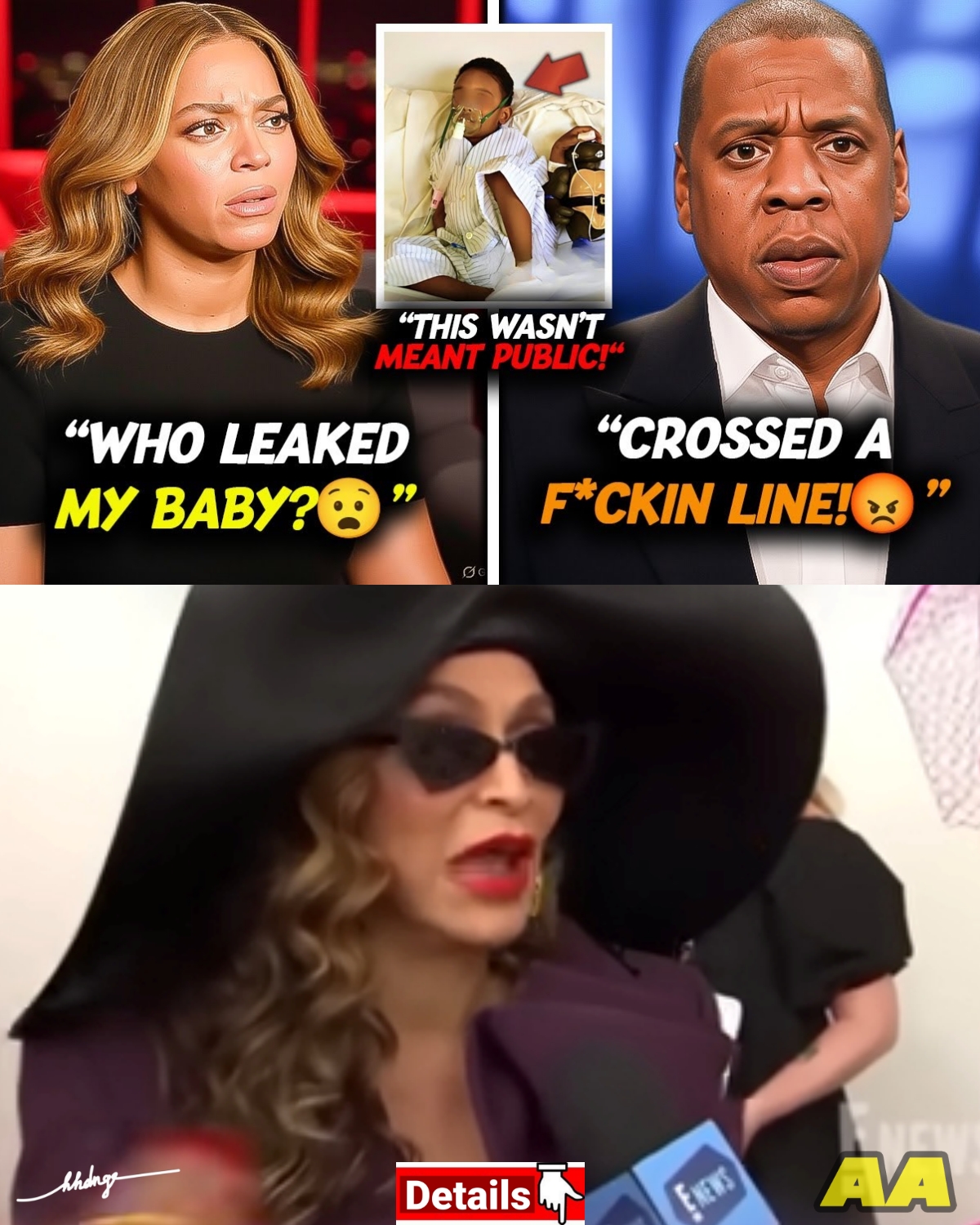 Beyoncé Reportedly in Full Panic Mode After Private Video of Sir Carter ...