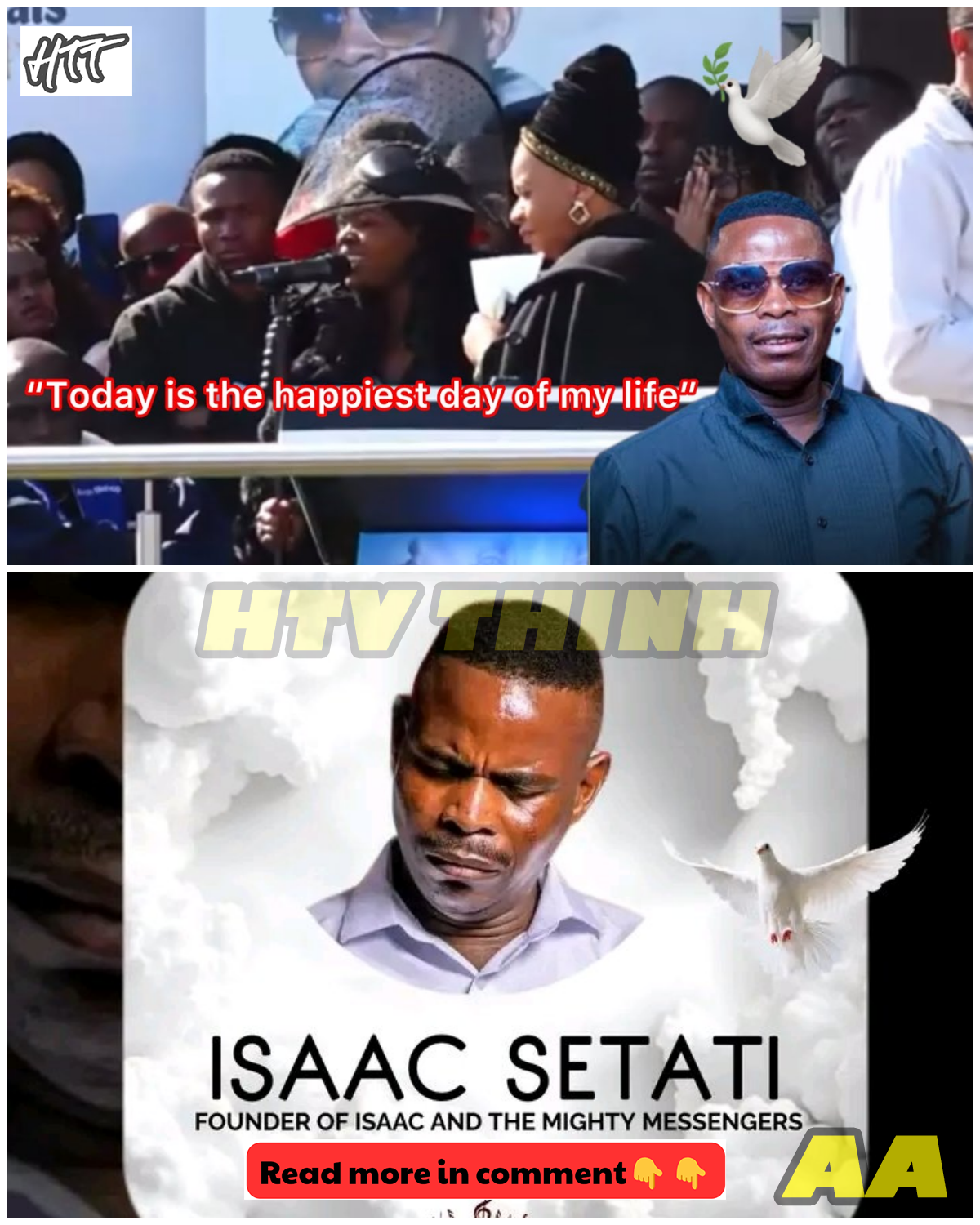 Isaac Setati’s wife speech at his funeral that got everyone emotional ...