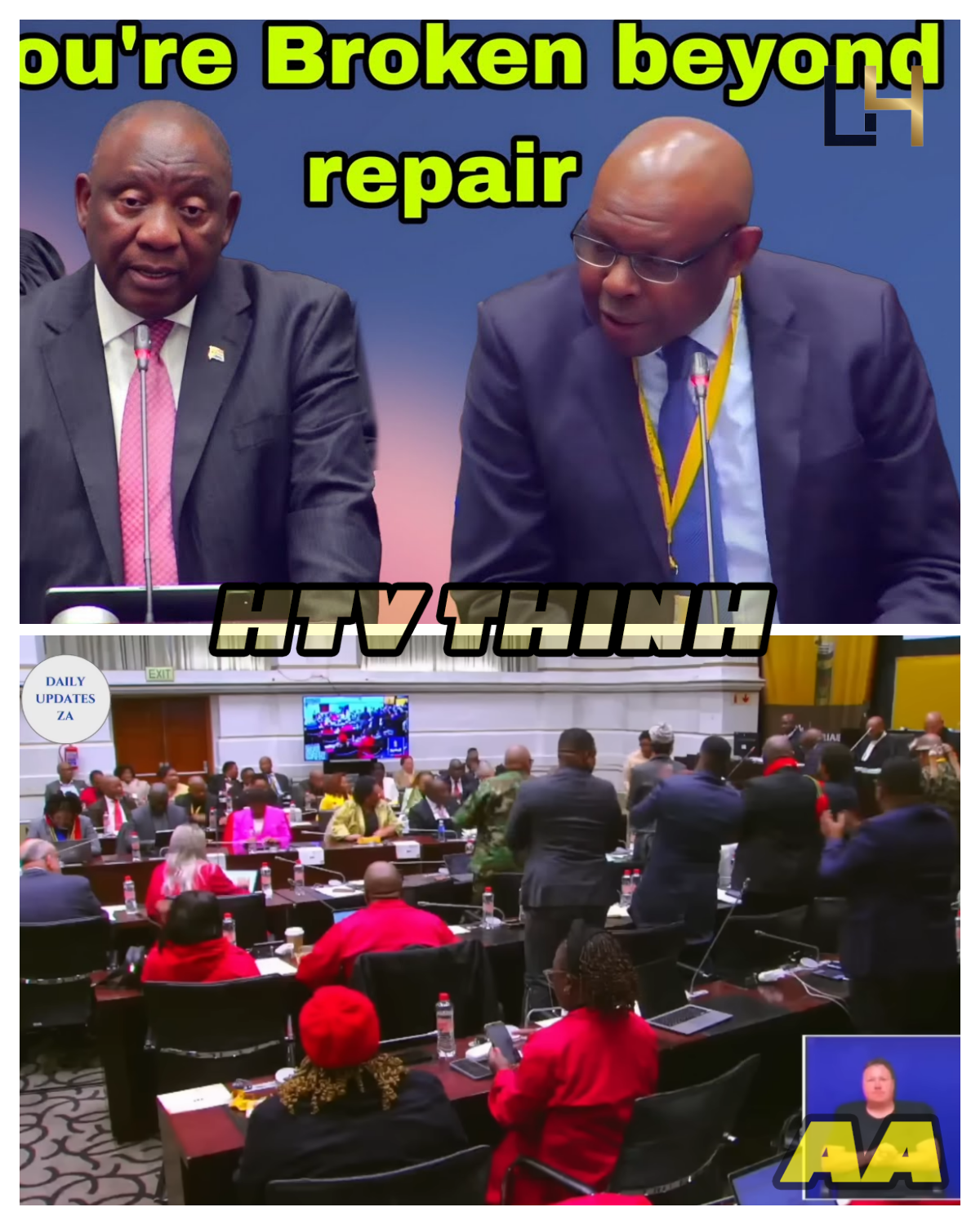 MKP John Hlophe Grilling President Ramaphosa: You're Broken Beyond ...