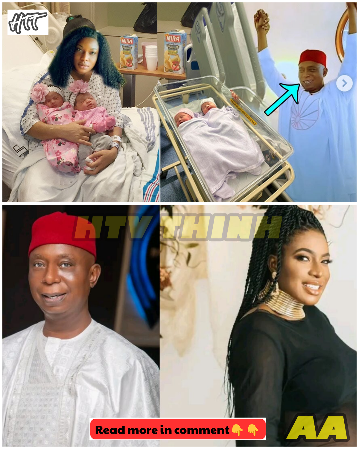 Chika Ike Delivers Twins For Ned Nwoko Today (allegedly) Regina Daniels So Angry - HTT - News