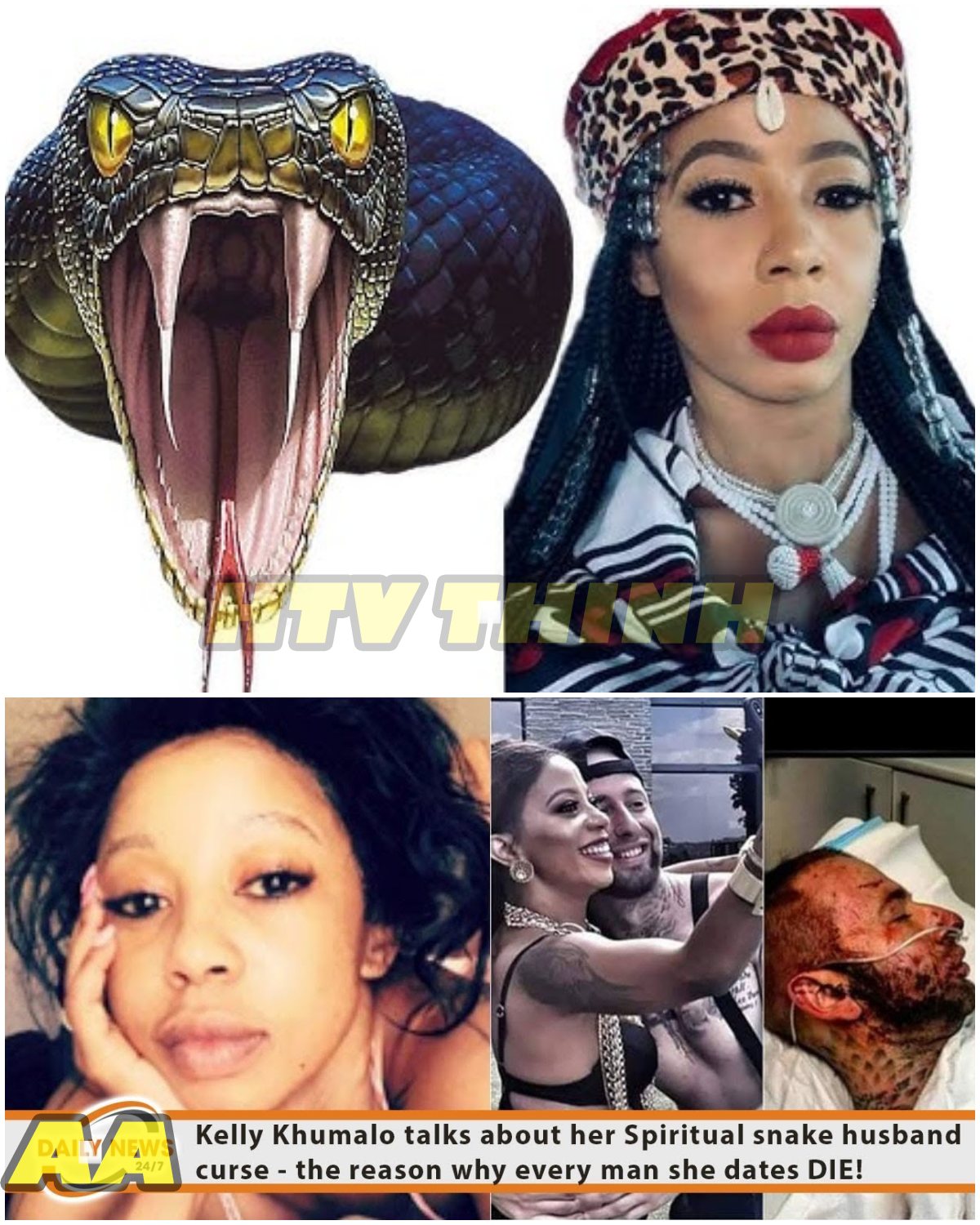 🐍😱 Kelly Khumalo Opens Up About the Chilling Spiritual Snake Curse Linked to Her Husband — What ...