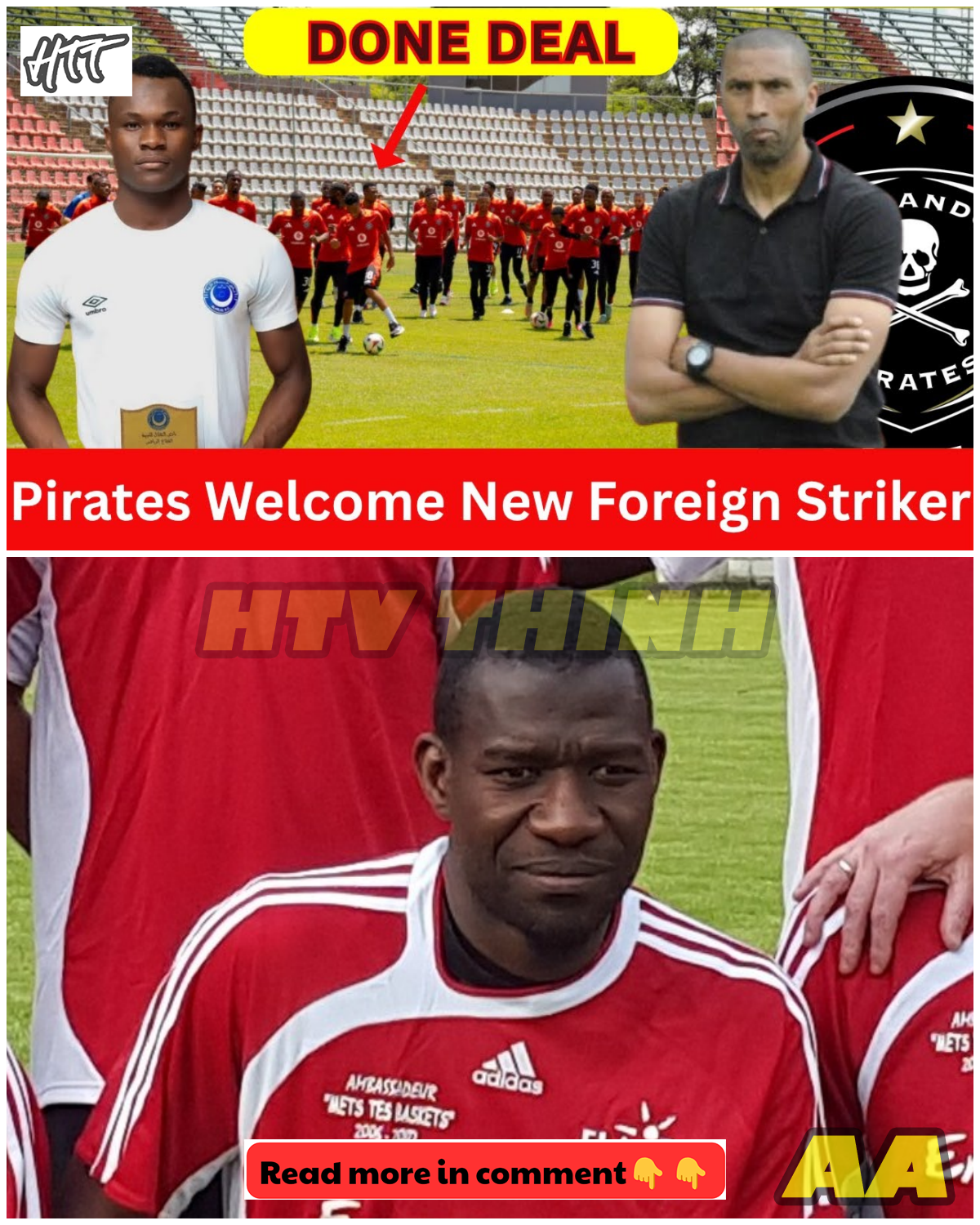 WATCH: Orlando Pirates Welcome New Foreign Striker From Mali - HTT - News