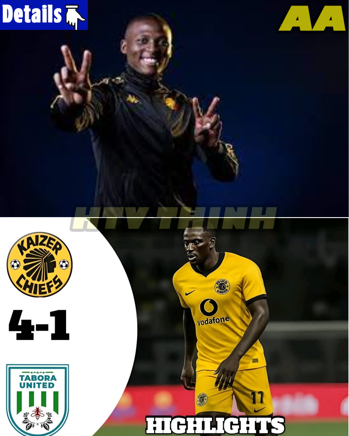 "SEE HOW THE NEW KAIZER CHIEFS PLAYER SCORED TWO GOALS TODAY IN THIS ...