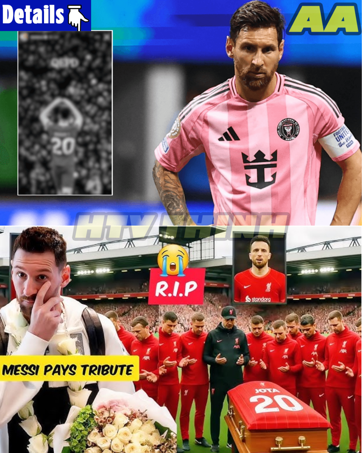 Messi Inter Miami Star Pays Tribute to Diogo Jota After Tragic Death in ...