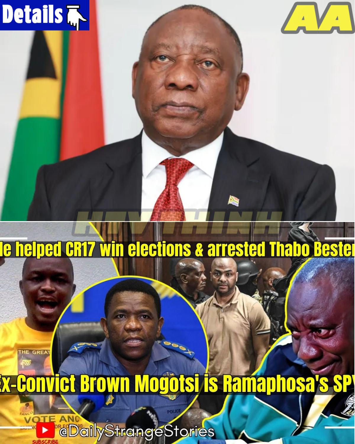 Brown Mogotsi is Ramaphosa's SPY who helped him succeed Zuma and ...